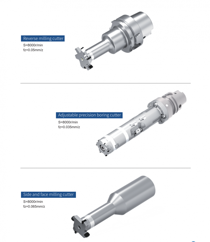 Aluminium Processing PCD Reamer Cutting Tool For Auto Parts