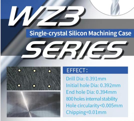 Wear Resistance Pcd Drilling Tool For Monocrystalline Silicon / Polysilicon